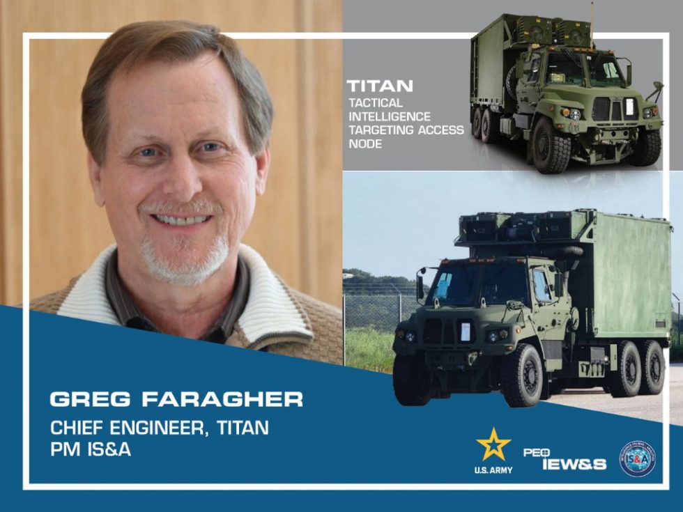 Chief Engineer key contributor to TITAN - PEO IEW&S